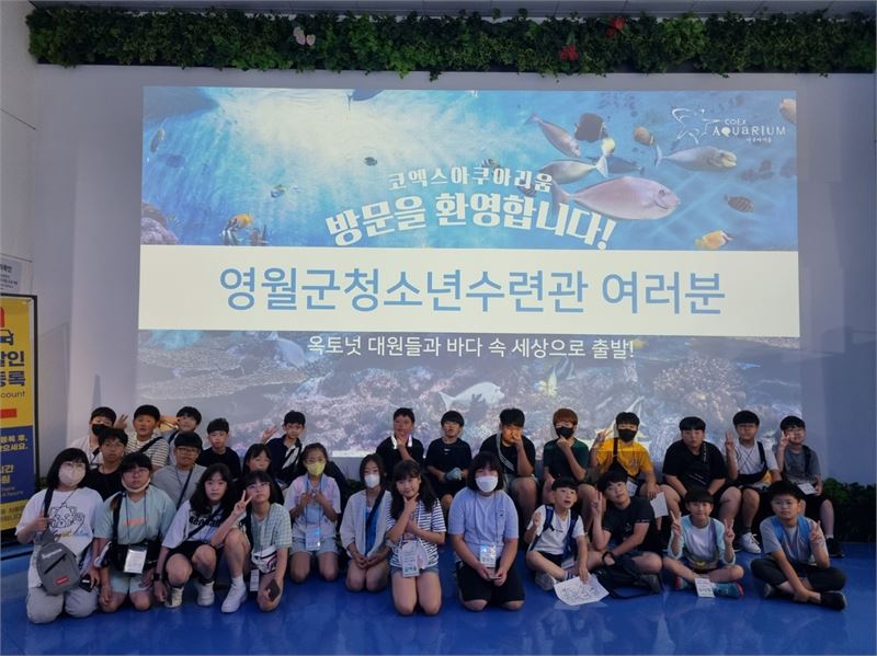 영월군청소년수련관 코엑스 아쿠아리움과 별마당 도서관 문화체험 해뜸뉴스